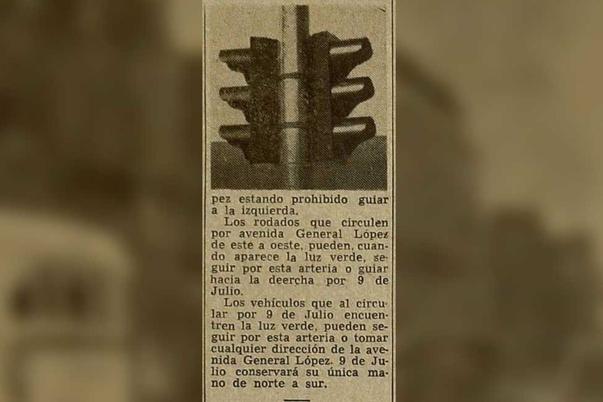 La historia del primer semáforo de la ciudad: en qué año y dónde se ...