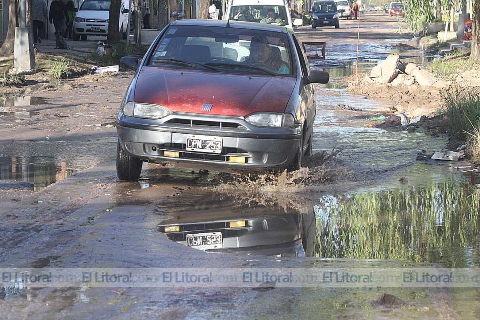 Barrio Santa Rosa de Lima calles rotas - El Litoral