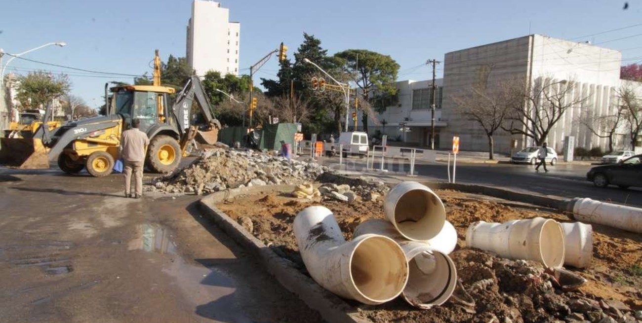 Corte de tránsito en Bulevar y Urquiza
