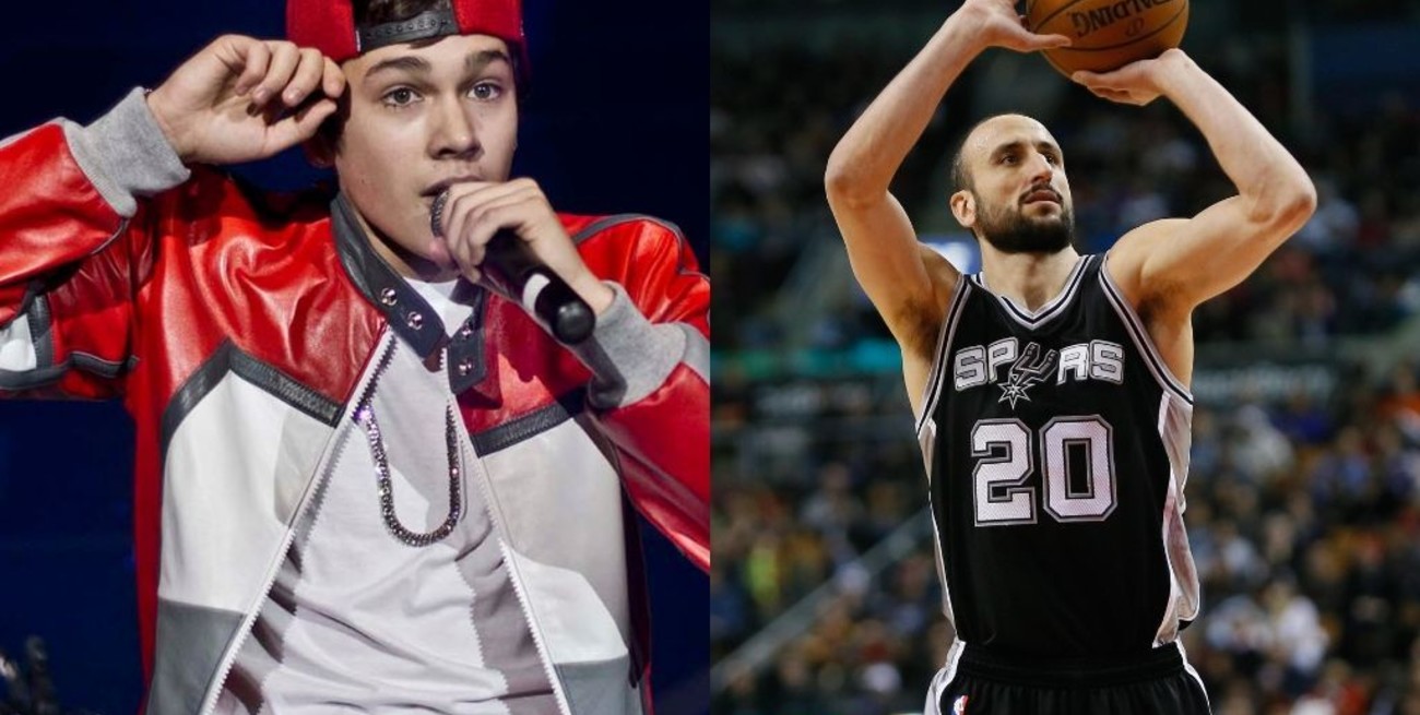 El cantante Austin Mahone dijo que Manu Ginóbili fue una gran influencia