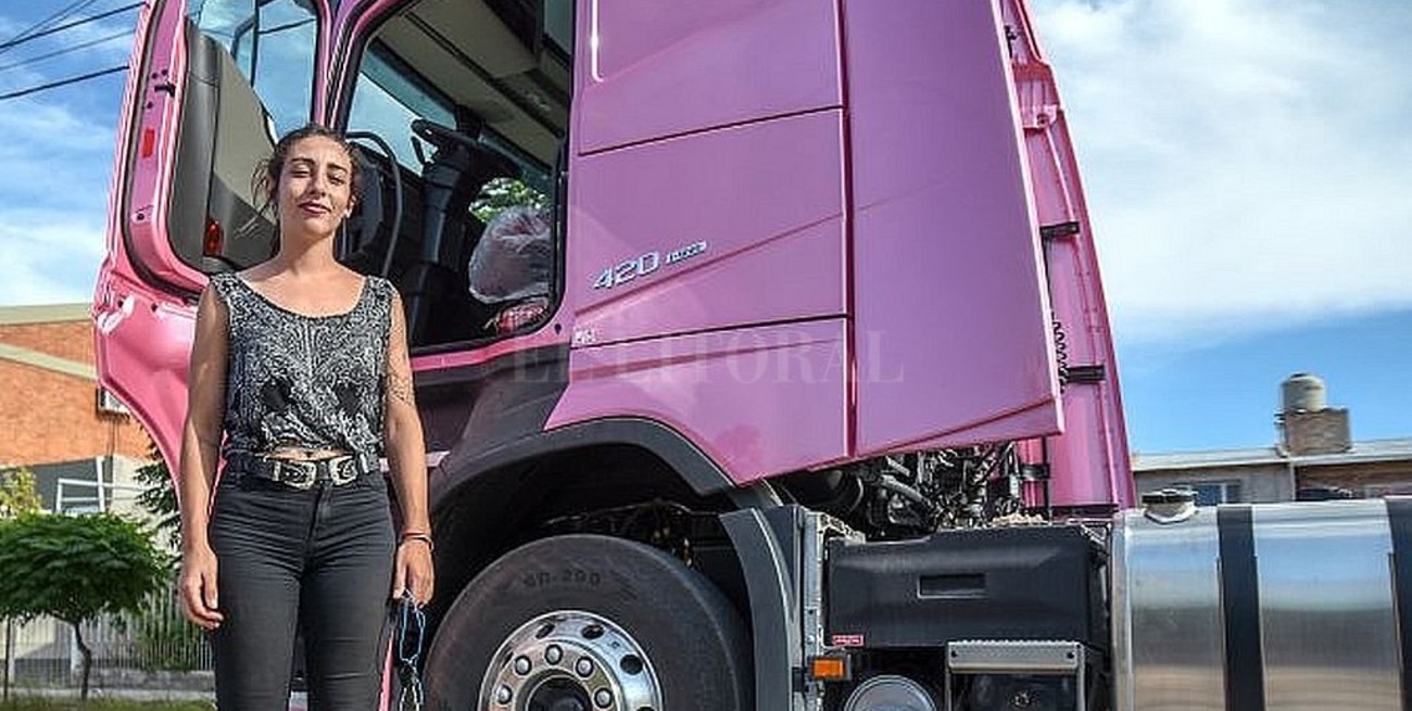 Finalmente, Sabina obtuvo su camión "rosa"
