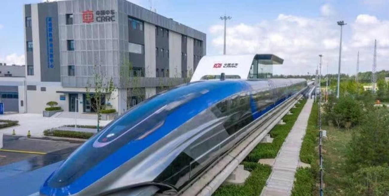 China presenta el tren Maglev, el más veloz del mundo, alcanza 600 k/h
