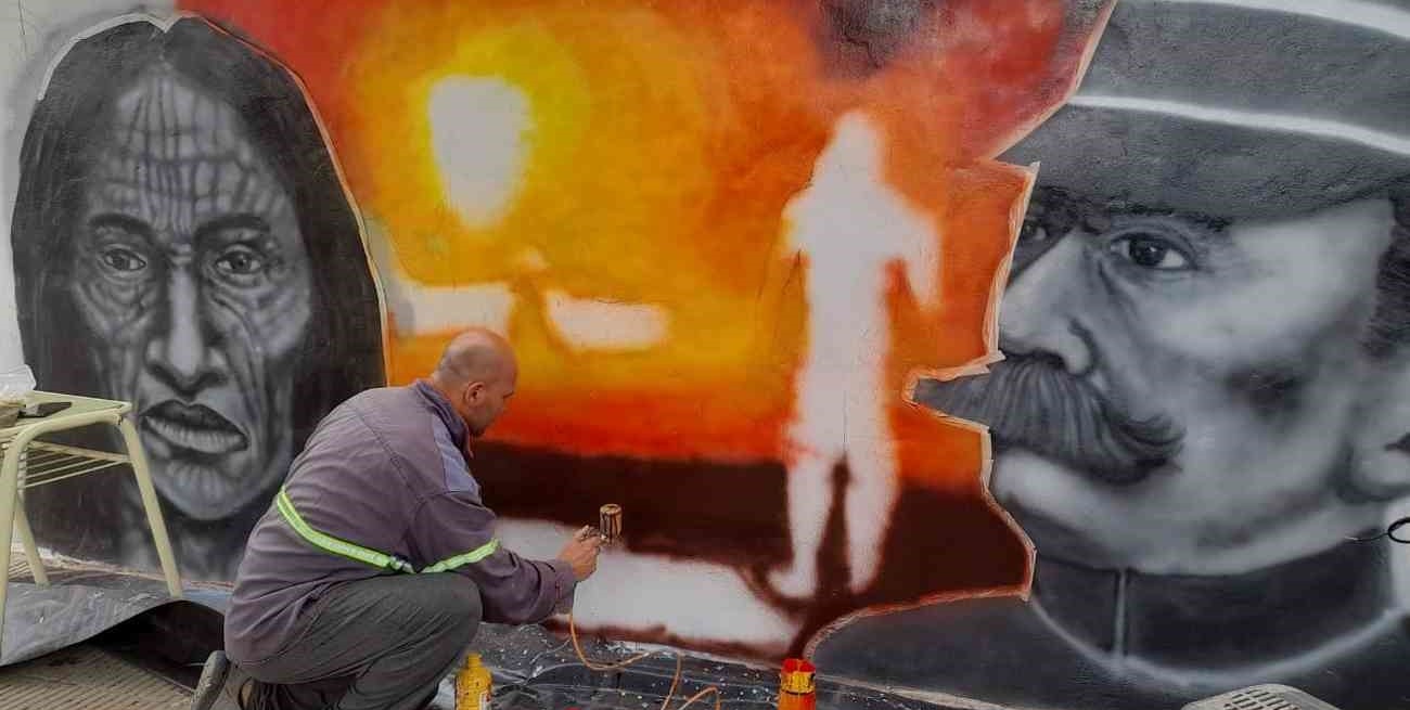A través de un mural recuerdan la “Revelión Mocoví” de 1904