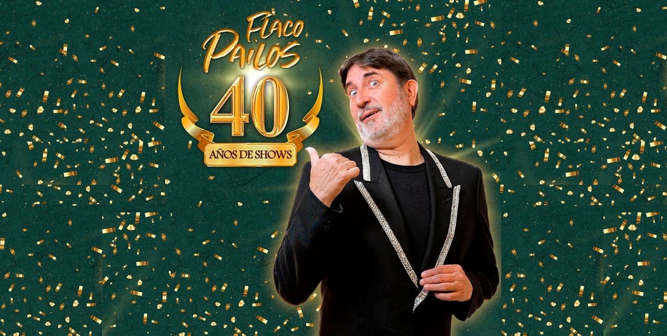 El Flaco Pailos viene para celebrar sus 40 años de shows
