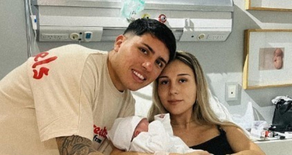 Facu Farias fue papá: ¡nació Valentino!