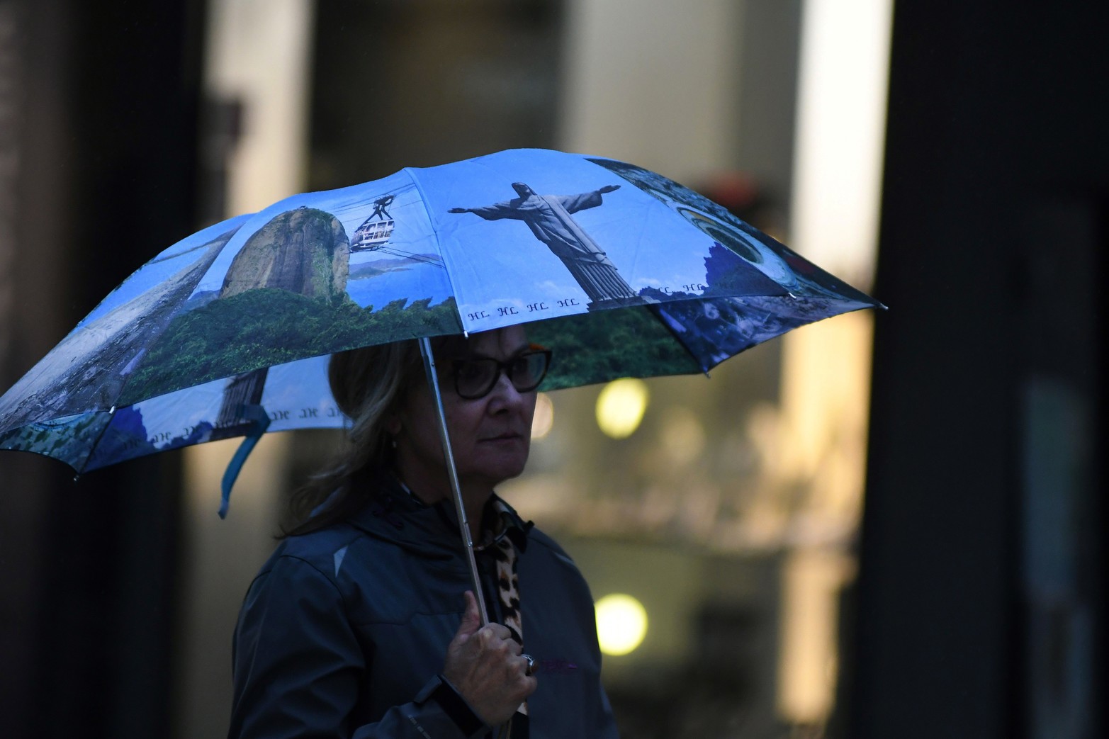 Los curiosos paraguas que aparecen con la lluvia